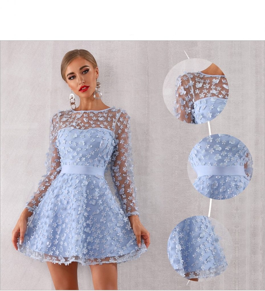 Women Evening Party Sexy Mini Club Dress - Power Day Sale