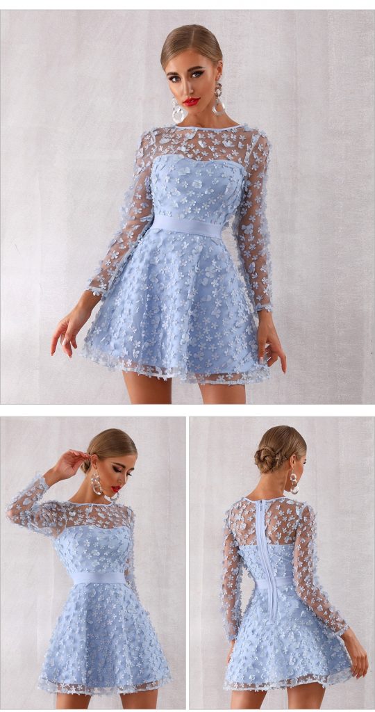 Women Evening Party Sexy Mini Club Dress - Power Day Sale