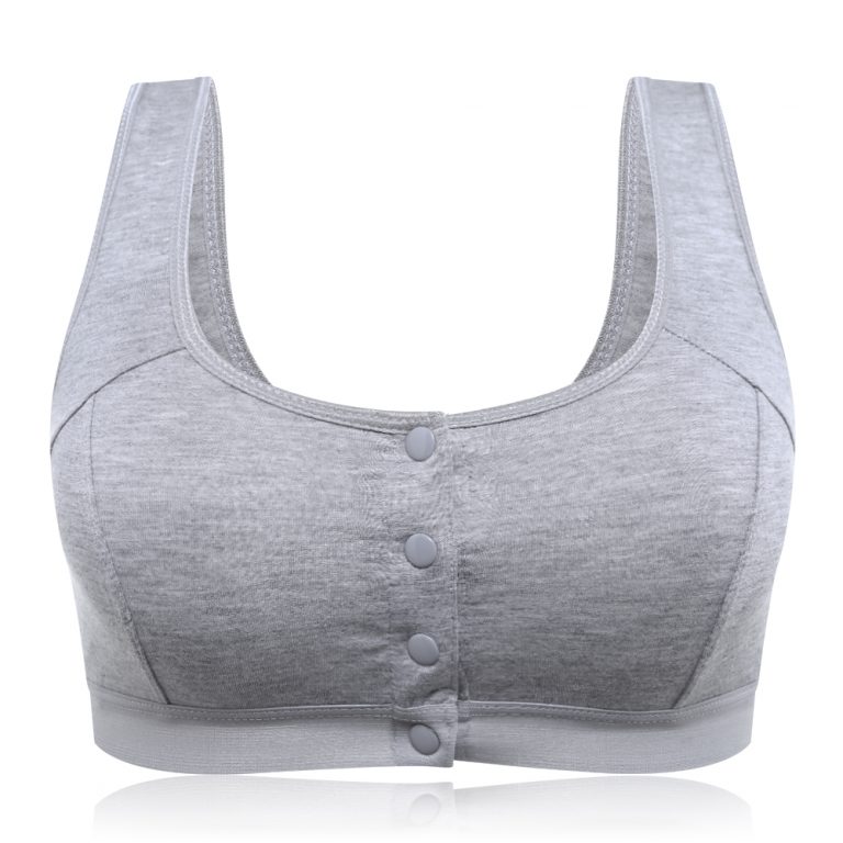 Front Closure Wireless Cotton Vest Bra - Power Day Sale