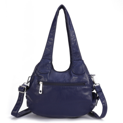 Women Casual Soft Leather Multi-Pockets Handbag - Power Day Sale