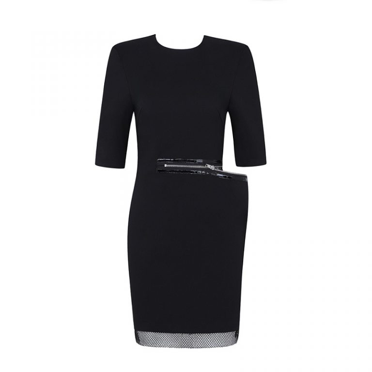 Sexy Short Sleeve Evening Party Mini Club Dress - Power Day Sale