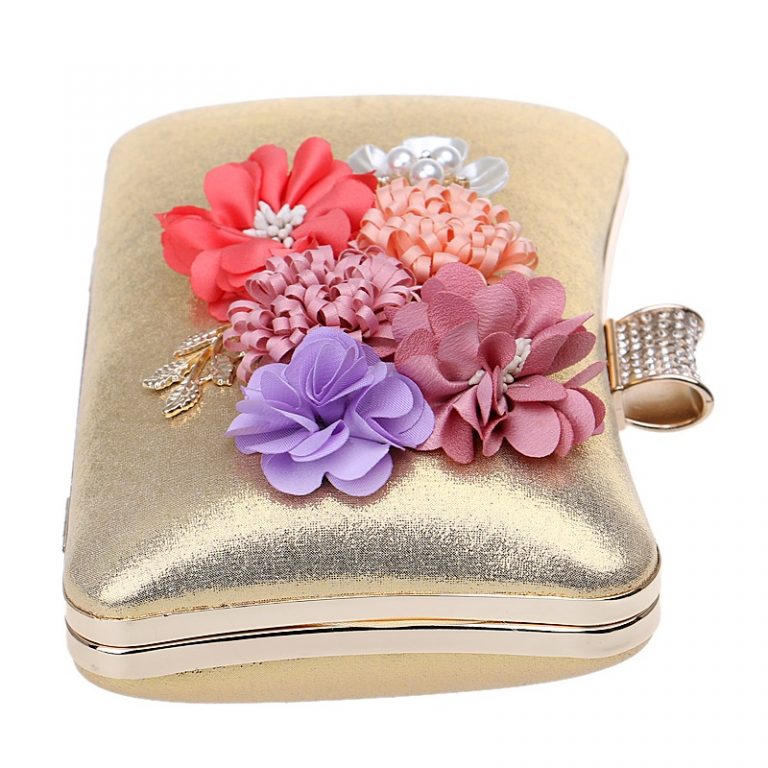 Beaded Leaf Flower Party Clutches - Power Day Sale