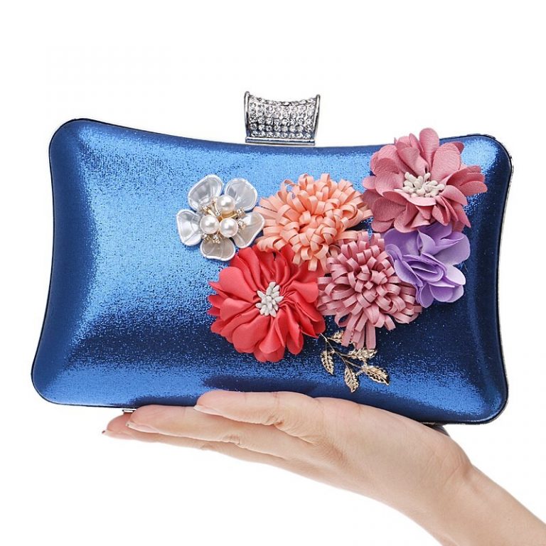 Beaded Leaf Flower Party Clutches - Power Day Sale
