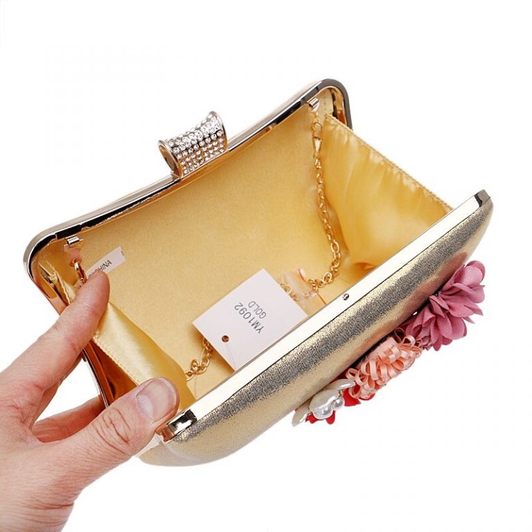 Beaded Leaf Flower Party Clutches - Power Day Sale