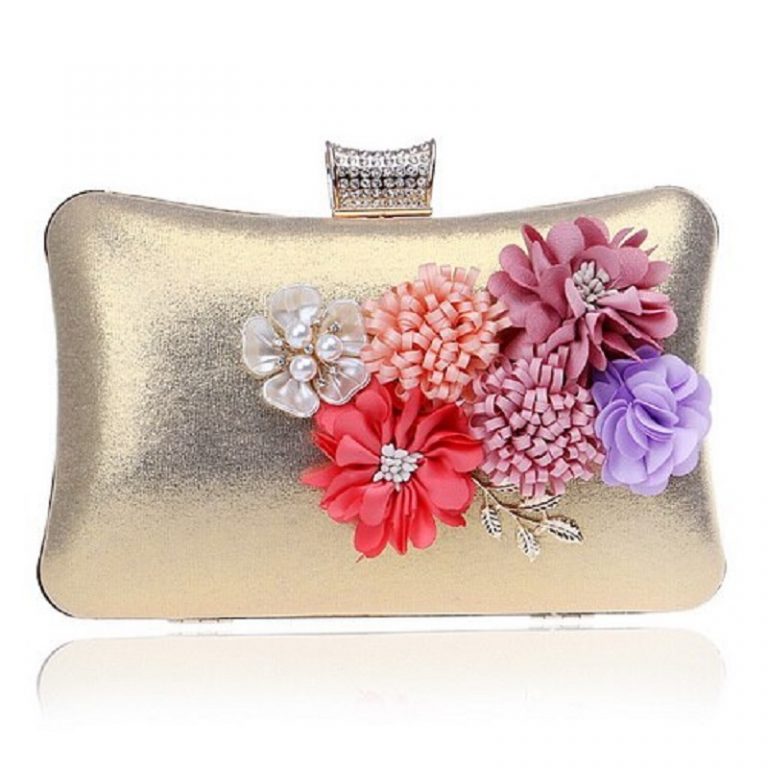 Beaded Leaf Flower Party Clutches - Power Day Sale