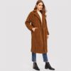 Open Front Casual Teddy Fashion Warm Long Coat - Power Day Sale