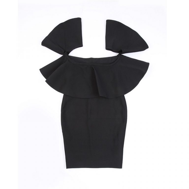 Sexy Backless Butterfly Sleeve Dress - Power Day Sale