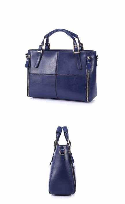 Luxury Designer Split Leather Handbag - Power Day Sale