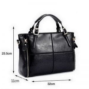Luxury Designer Split Leather Handbag - Power Day Sale