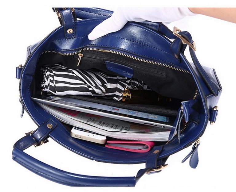 Luxury Designer Split Leather Handbag - Power Day Sale