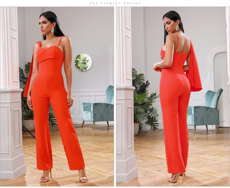Sexy Sleeveless Elegant Long Full Length Jumpsuit - Power Day Sale
