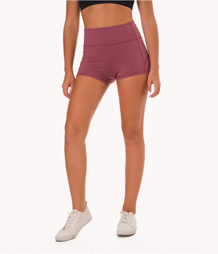 High Waist Solid Sport Workout Shorts - Power Day Sale