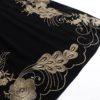 Vintage Short Sleeve Runway Gold Line Embroidery High Quality Dress ...