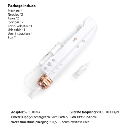Hydra Injector Electric Microneedling Auto Mesotherapy Pen - Power Day Sale