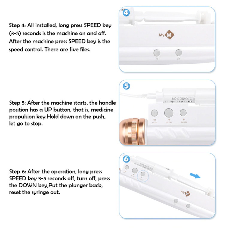 Hydra Injector Electric Microneedling Auto Mesotherapy Pen - Power Day Sale