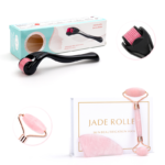 Jade Roller Jade Stone with derma roller 0.3mm - Power Day Sale