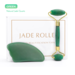 Jade Roller Jade Stone with derma roller 0.3mm - Power Day Sale
