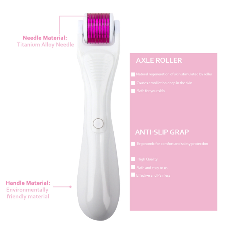 Led Vibration Electric Micro Needles Derma Roller - Power Day Sale