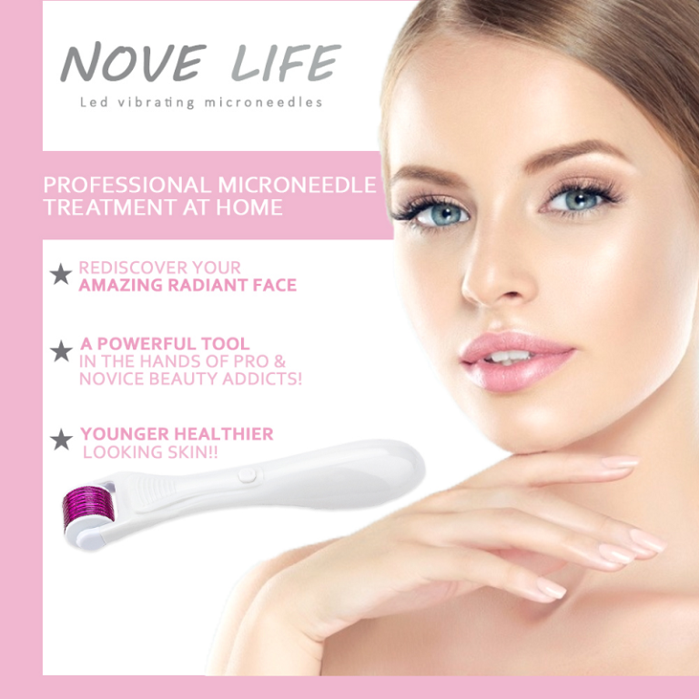 Led Vibration Electric Micro Needles Derma Roller - Power Day Sale