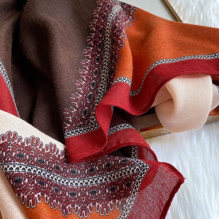 Fashion Colorblock Neck Scarves - Power Day Sale