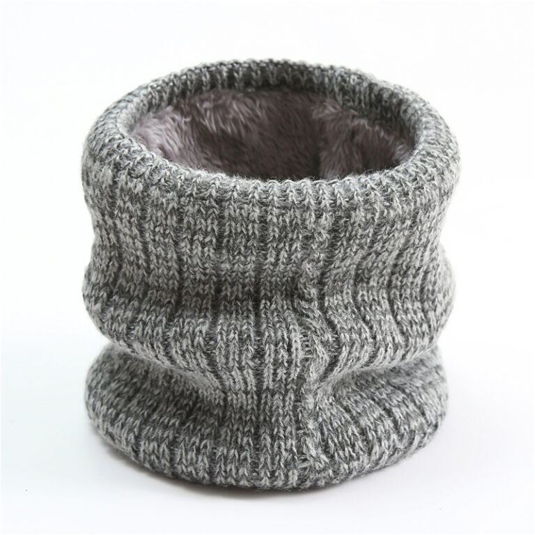 Knitted solid Collar Neck Scarf - Power Day Sale