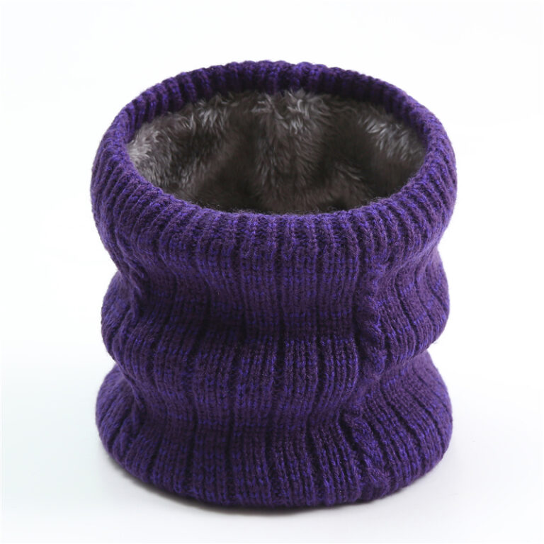 Knitted solid Collar Neck Scarf - Power Day Sale