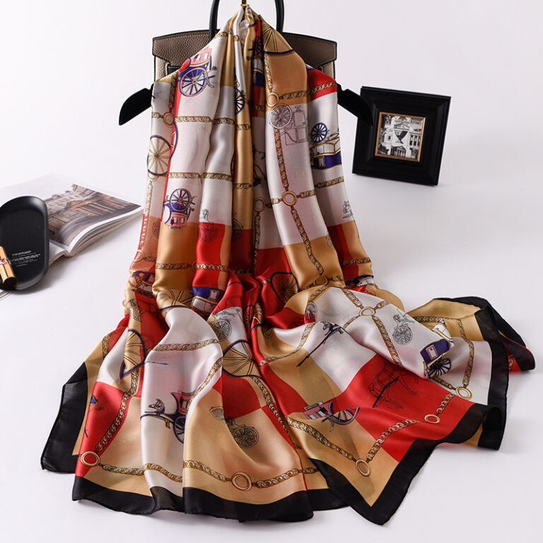 Luxury Brand Printed Silk Scarves - Power Day Sale