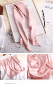 Luxury Fashion Pure Color Silk Scarf - Power Day Sale