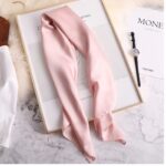 Luxury Fashion Pure Color Silk Scarf - Power Day Sale