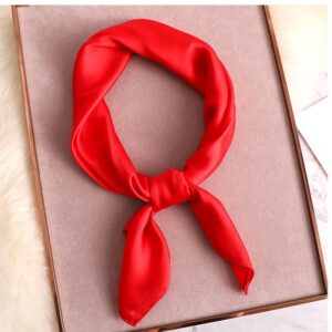 Luxury Fashion Pure Color Silk Scarf - Power Day Sale