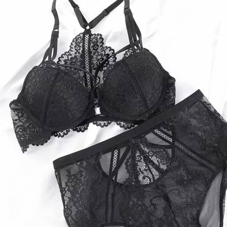 Sexy Lace Underwire Push-up Front Closure Bra Brief Set - Power Day Sale
