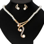 Gem and Bead Attachment Pearl Bead Necklace - Power Day Sale