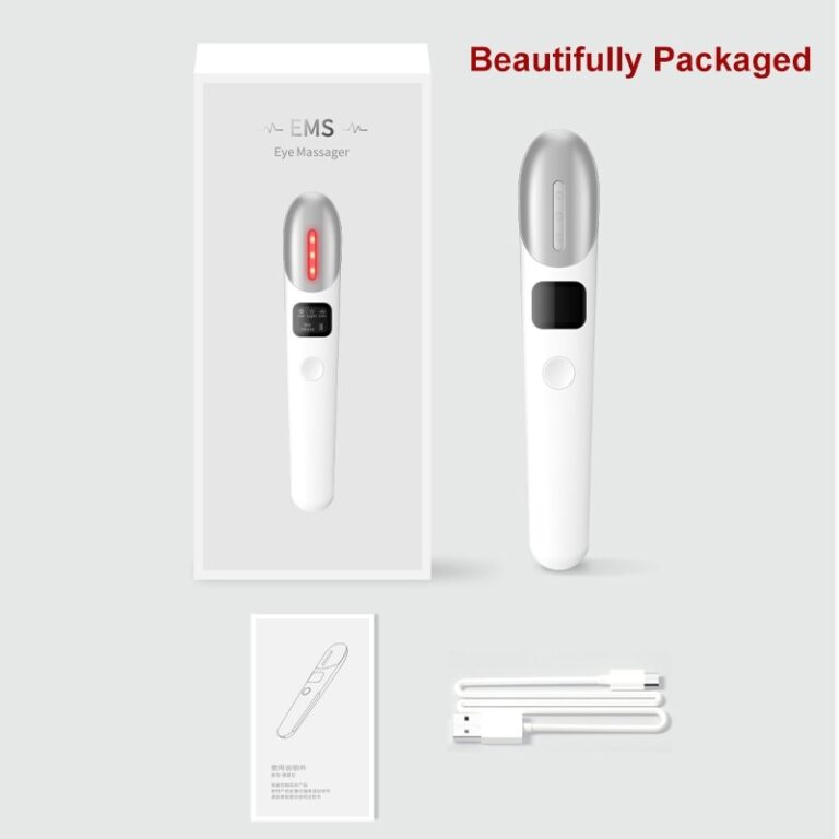 EMS Red Light Therapy Hot Anti-Ageing Eye Face Massager - Power Day Sale