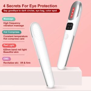 EMS Red Light Therapy Hot Anti-Ageing Eye Face Massager - Power Day Sale
