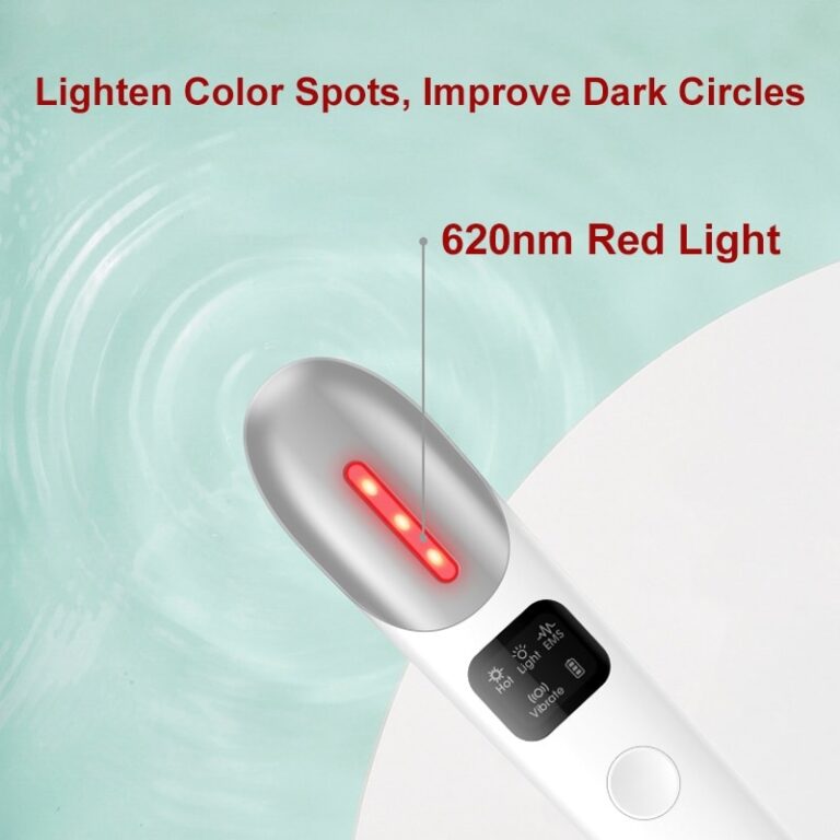 EMS Red Light Therapy Hot Anti-Ageing Eye Face Massager - Power Day Sale