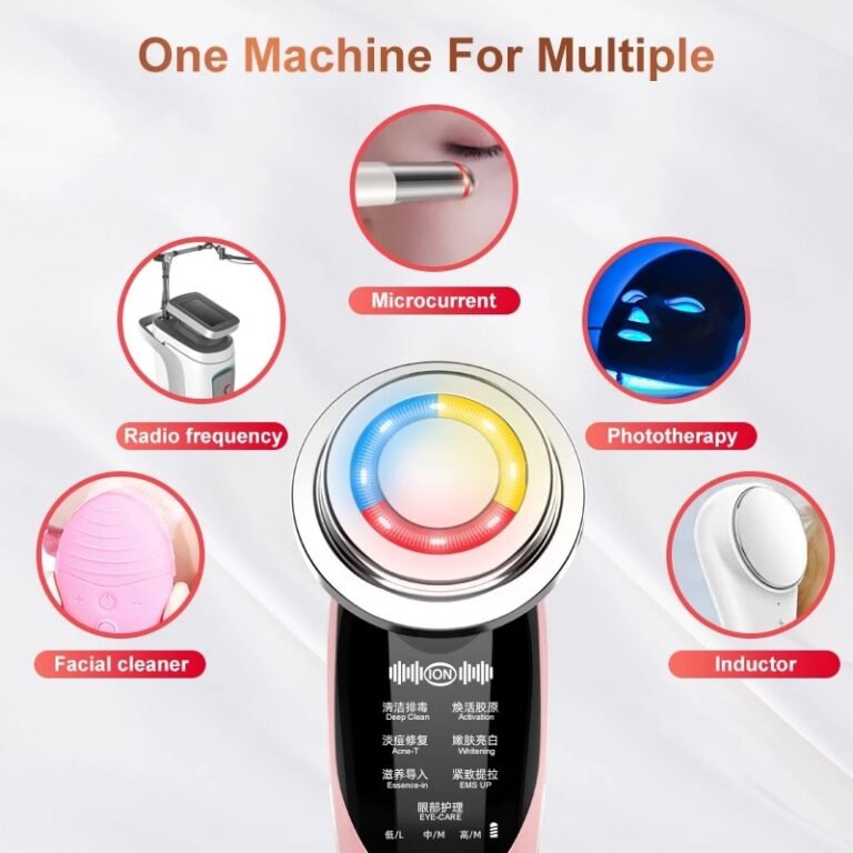 LED Face Skin +3 Colors Led Facial Neck Massager - Power Day Sale
