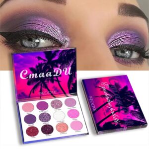 12 Colors Pigments Matte Eyeshadow Palette - Power Day Sale