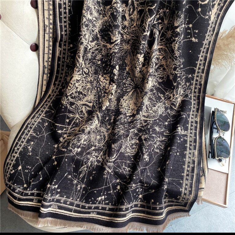 New Cashmere Print Thick Scarf - Power Day Sale