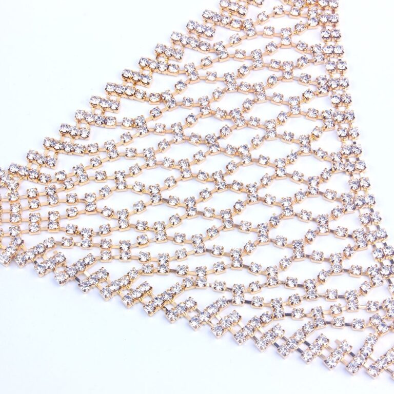 Sexy Rhinestone Crystal Bralette Lingerie Set - Power Day Sale